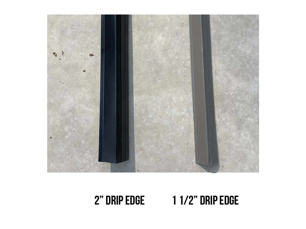 2in drip edge vs 1 1:2 drip edge HHH Roofing – HHH Roofing & Construction